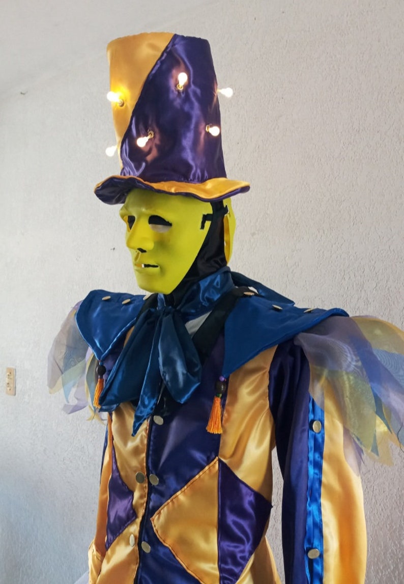 2faces Mime stilt Costume | Etsy