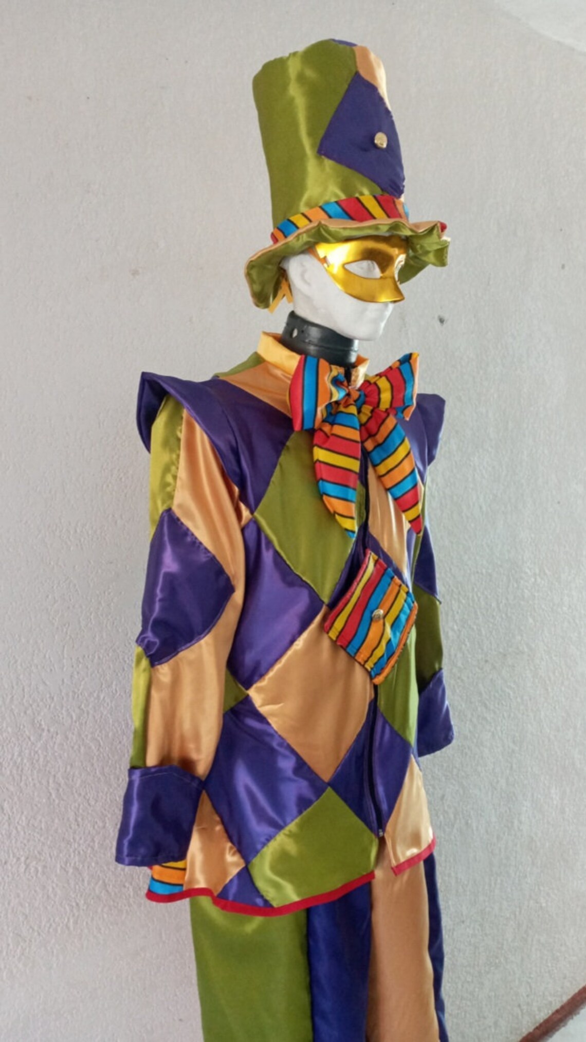 Mardigras Mime Stilt Costume | Etsy