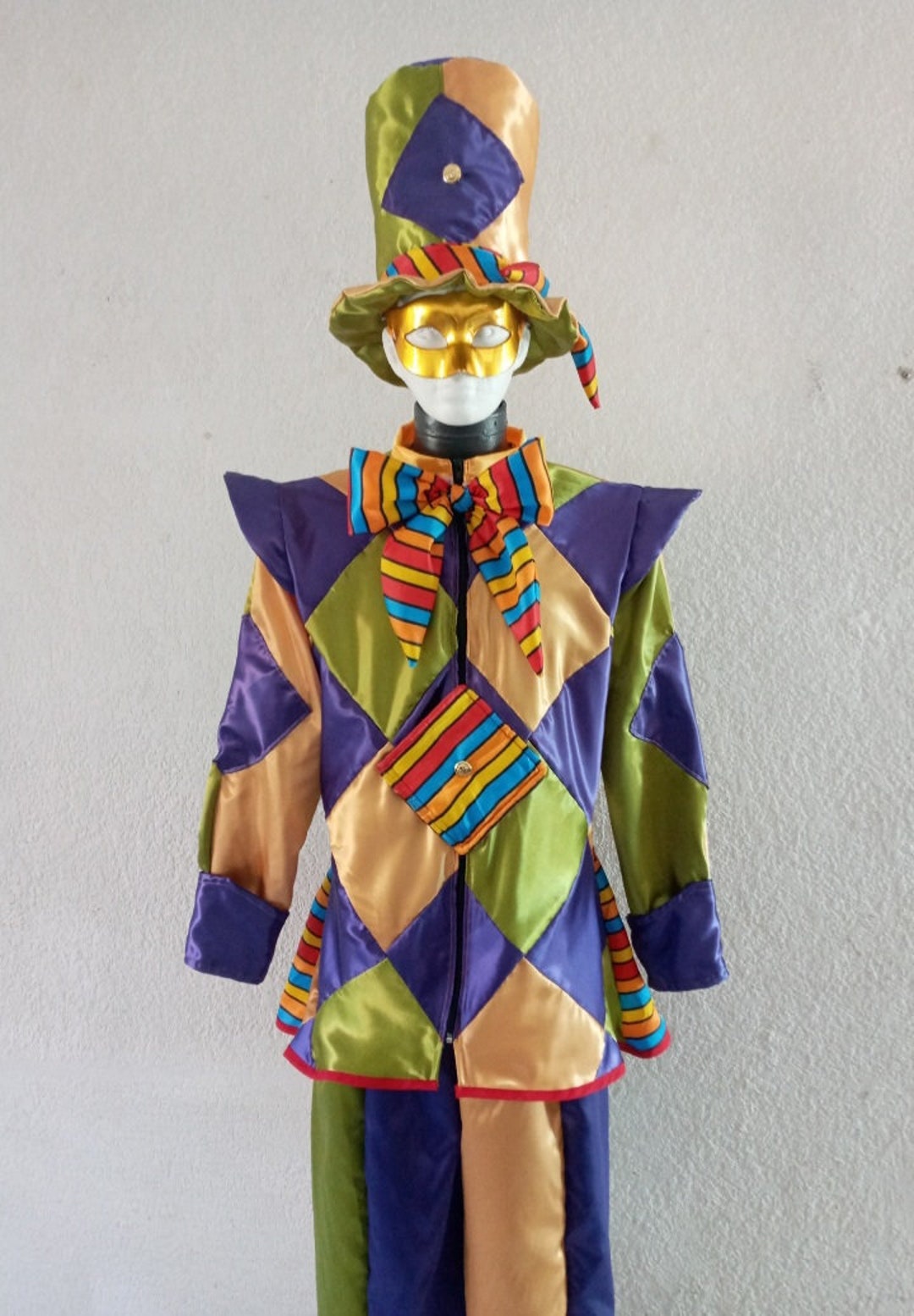 Mardigras Mime Stilt Costume - Etsy