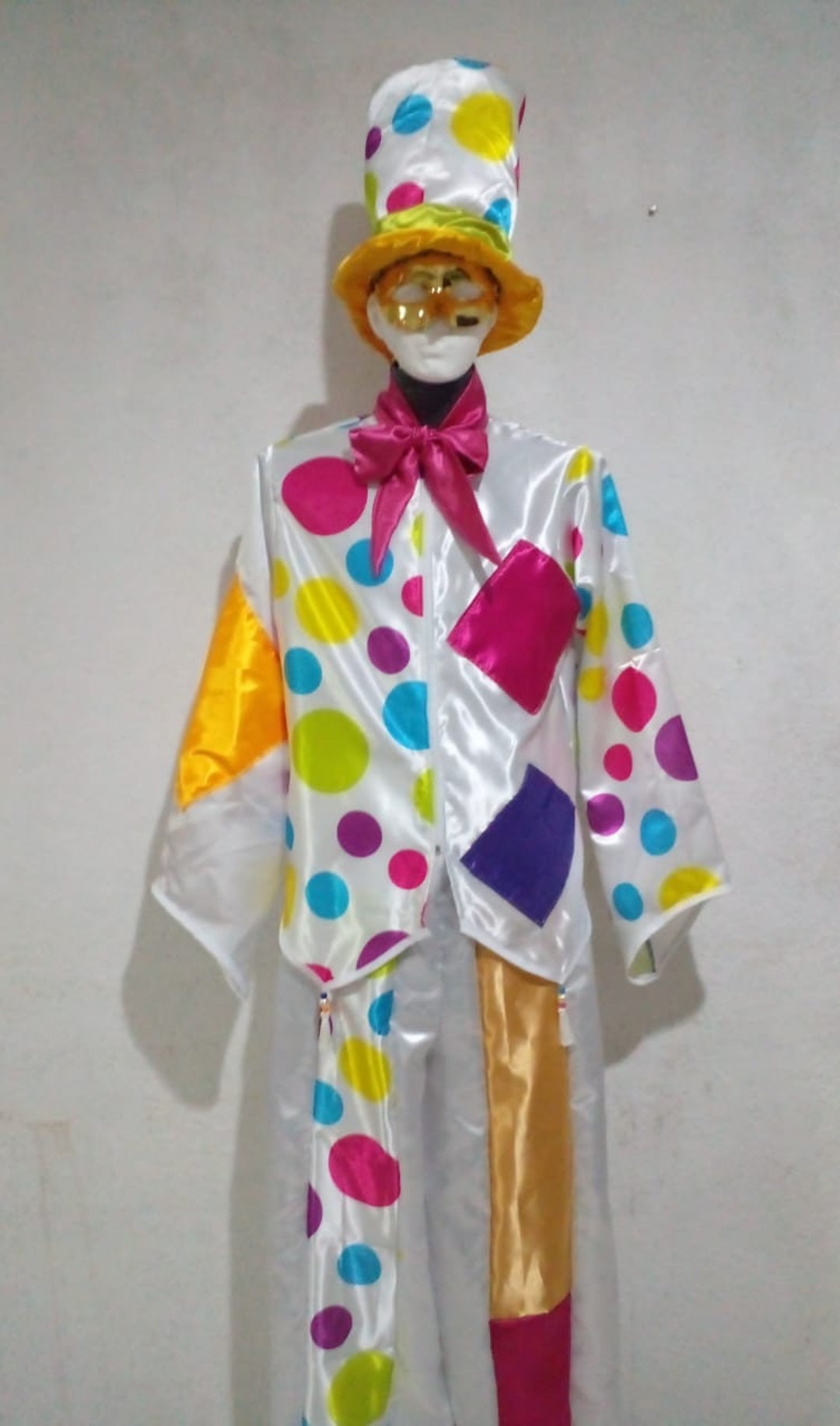 Circus Mime Stilt Costume - Etsy