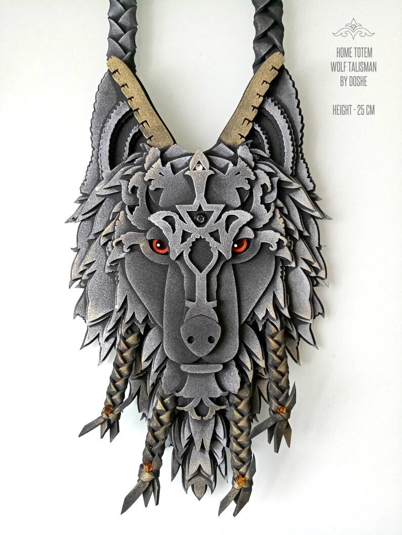 WOLF TOTEM Wolf gifts for men Wolf head Wolf decor | Etsy