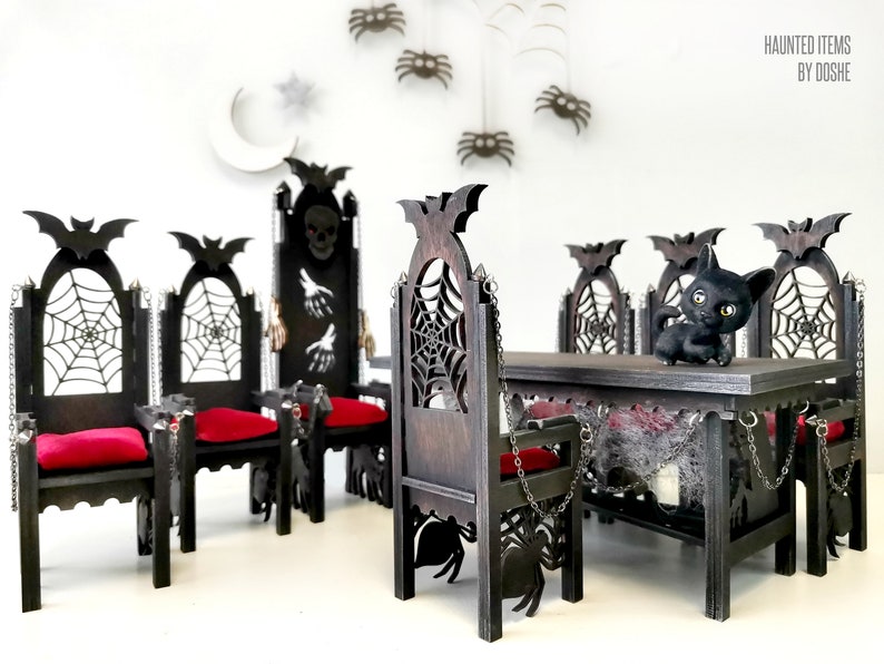 Haunted Items Unique Halloween Decor Dollhouse Furniture Etsy