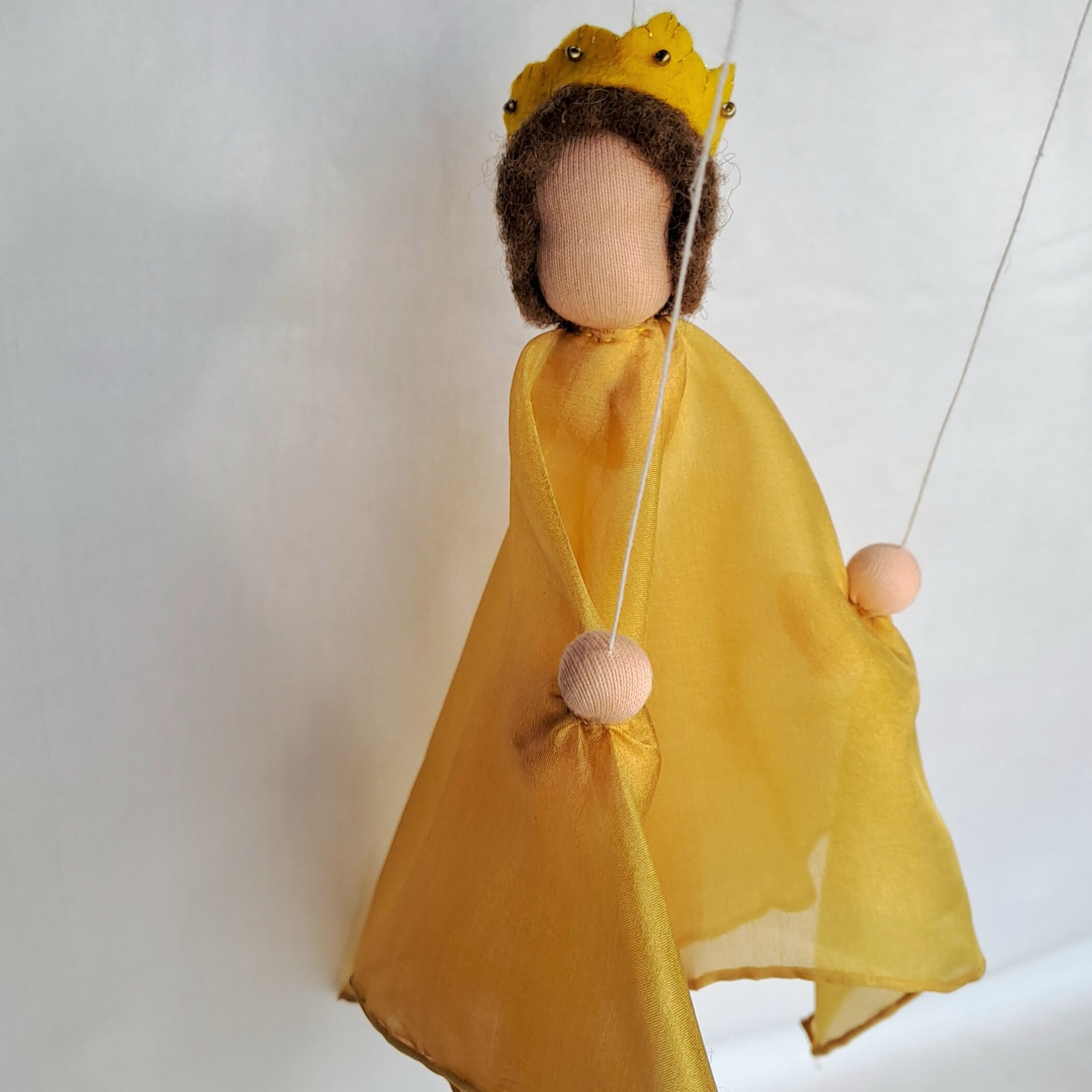 Silk Puppet, Waldorf Silk Puppet, Silk Prince Puppet, Silk Puppet ...
