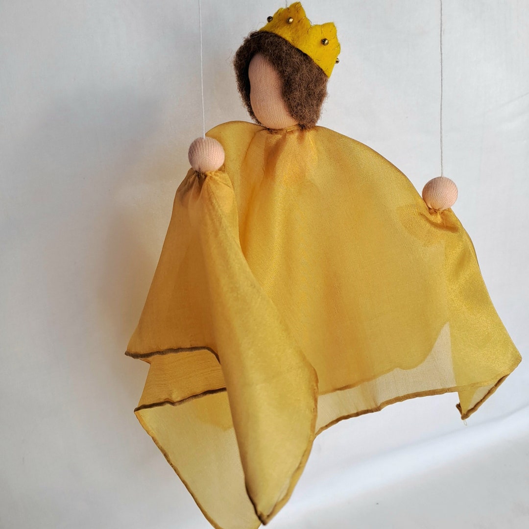 Silk Puppet, Waldorf Silk Puppet, Silk Prince Puppet, Silk Puppet ...