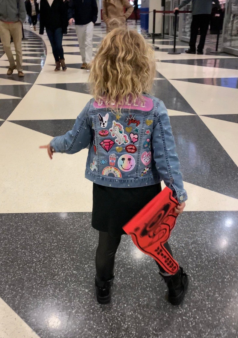 Custom Kids Jean Jacket - Etsy