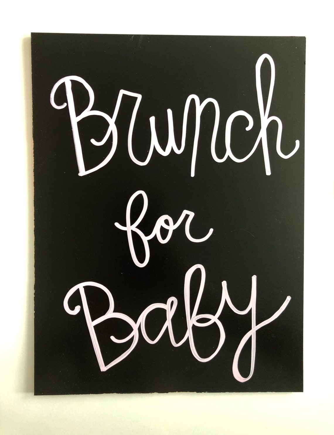 Brunch for Baby Chalkboard Sign Baby Shower Decor Baby Shower Sign ...