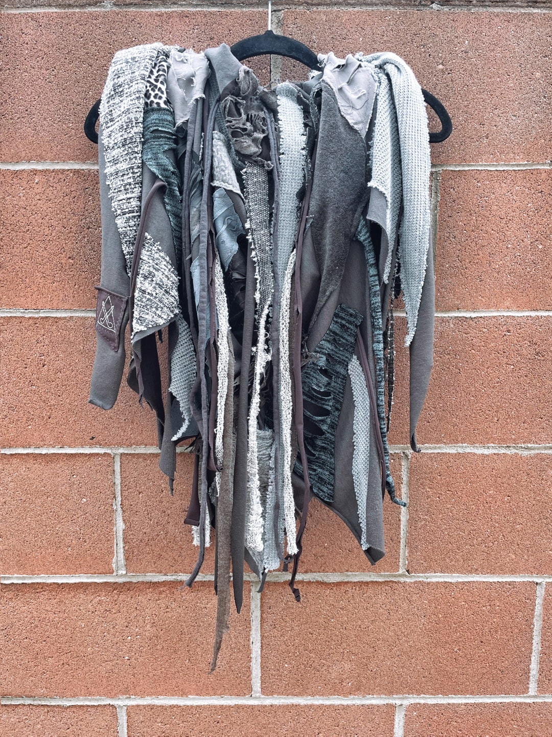 Distressed Grey Scarf: Post-apocalyptic Halloween Costume - Etsy