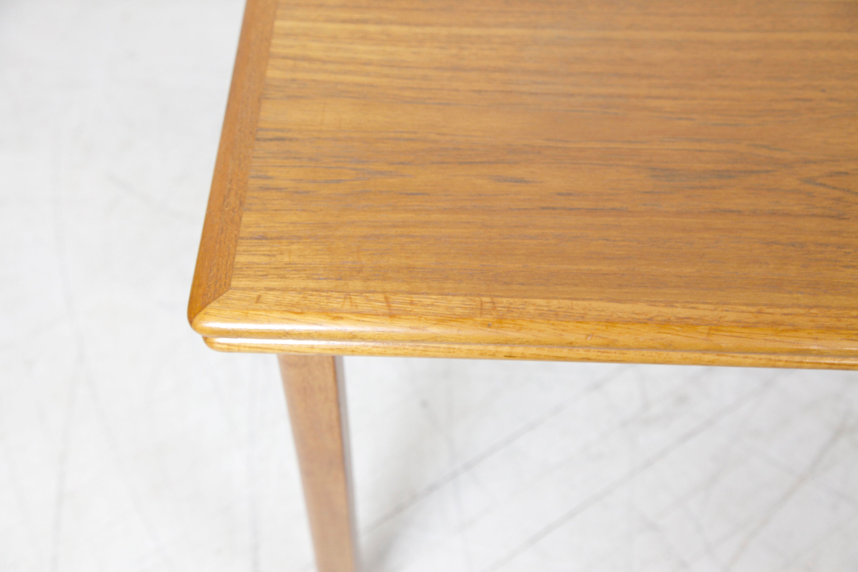Vintage MCM Teak Dining Table With Extractable Leafs Free - Etsy