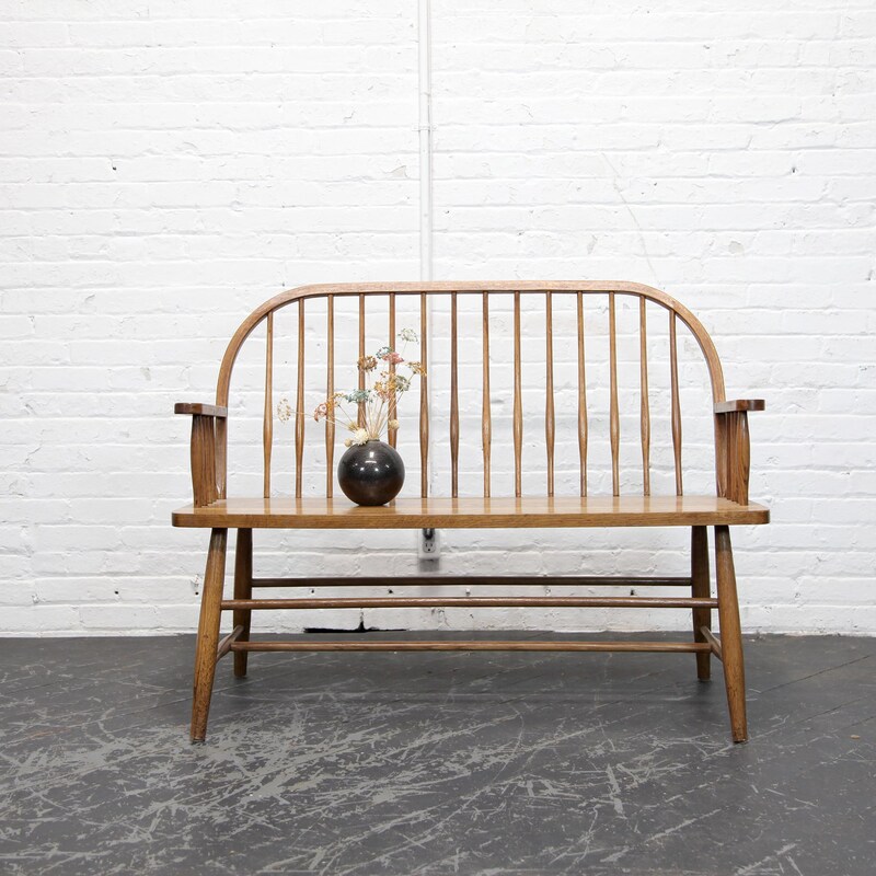 Mcm Entryway Bench - Etsy