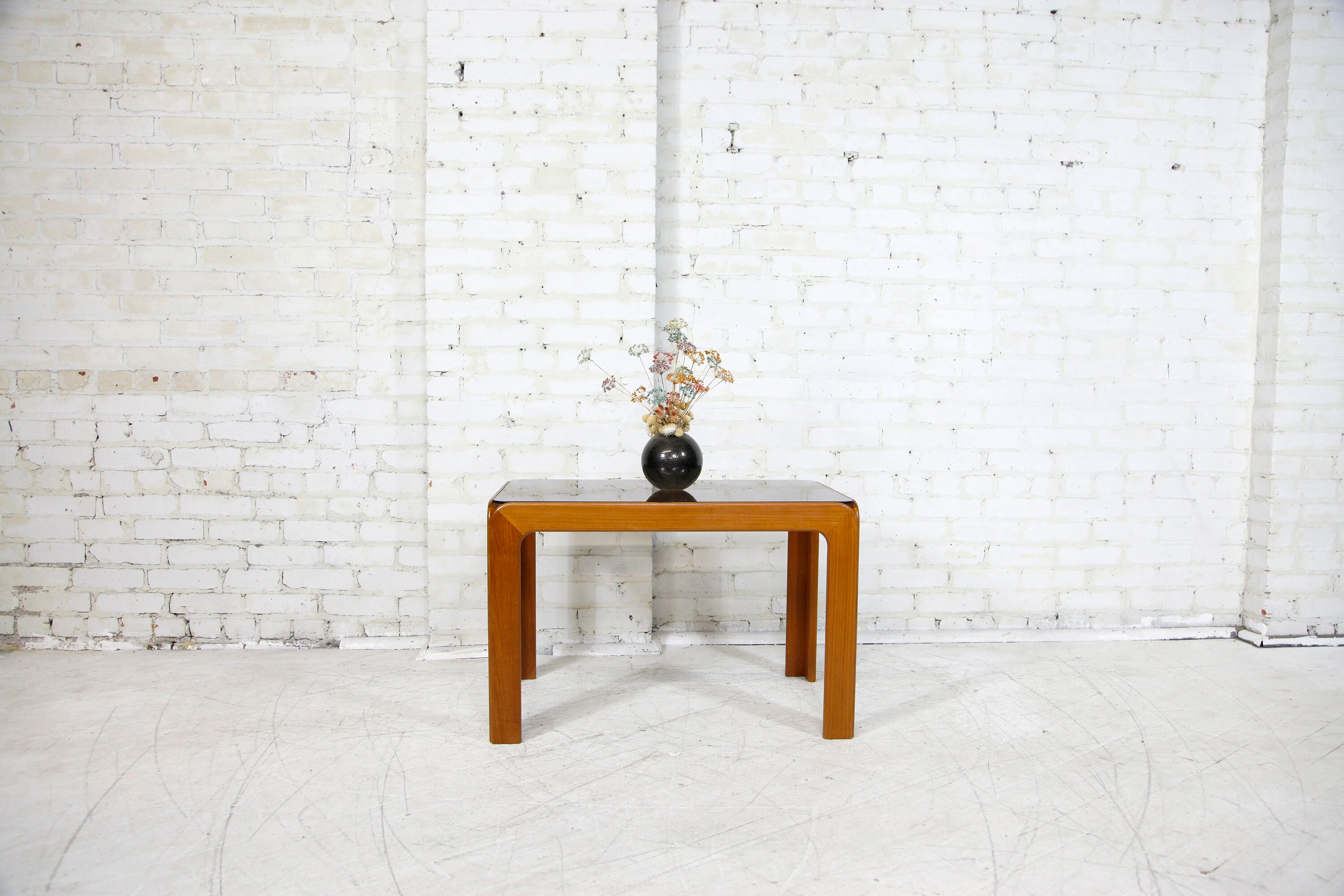 Vintage MCM Rectangular W/ Rounded Edges Teak Coffee Table W/ - Etsy