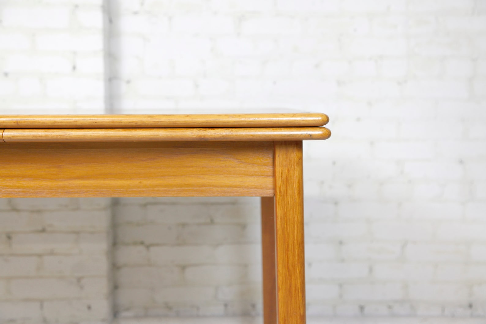 Vintage MCM Teak Dining Table With Extractable Leafs Free - Etsy