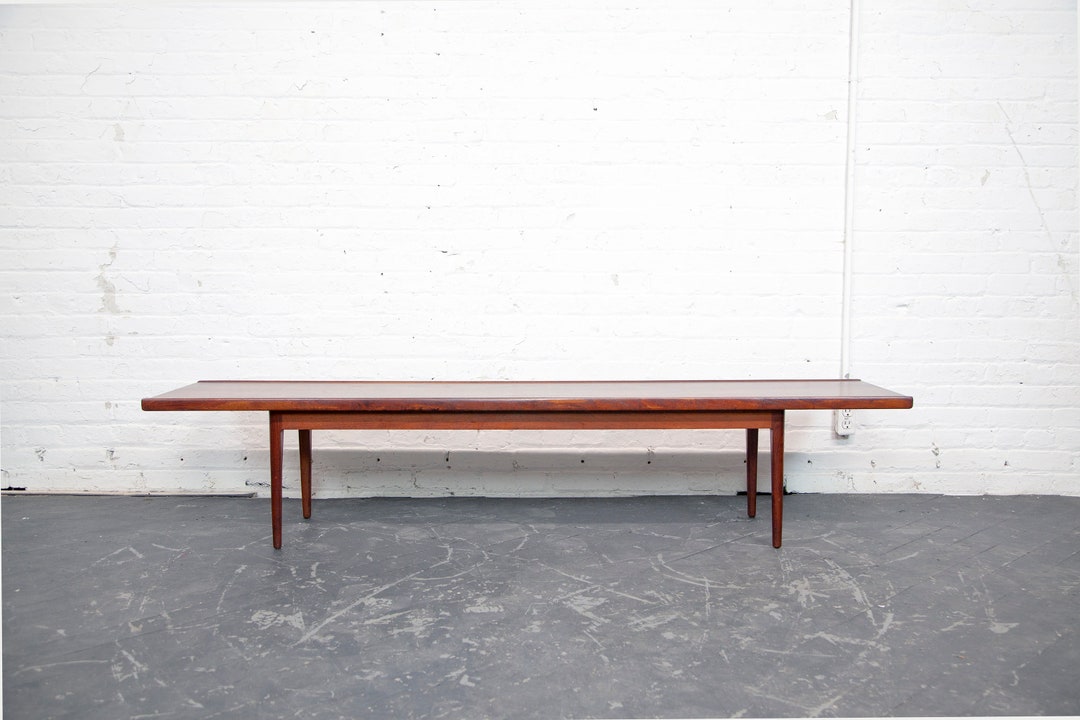 Vintage MCM Rosewood Bench / Coffee Table by Drexel | Free Delivery ...