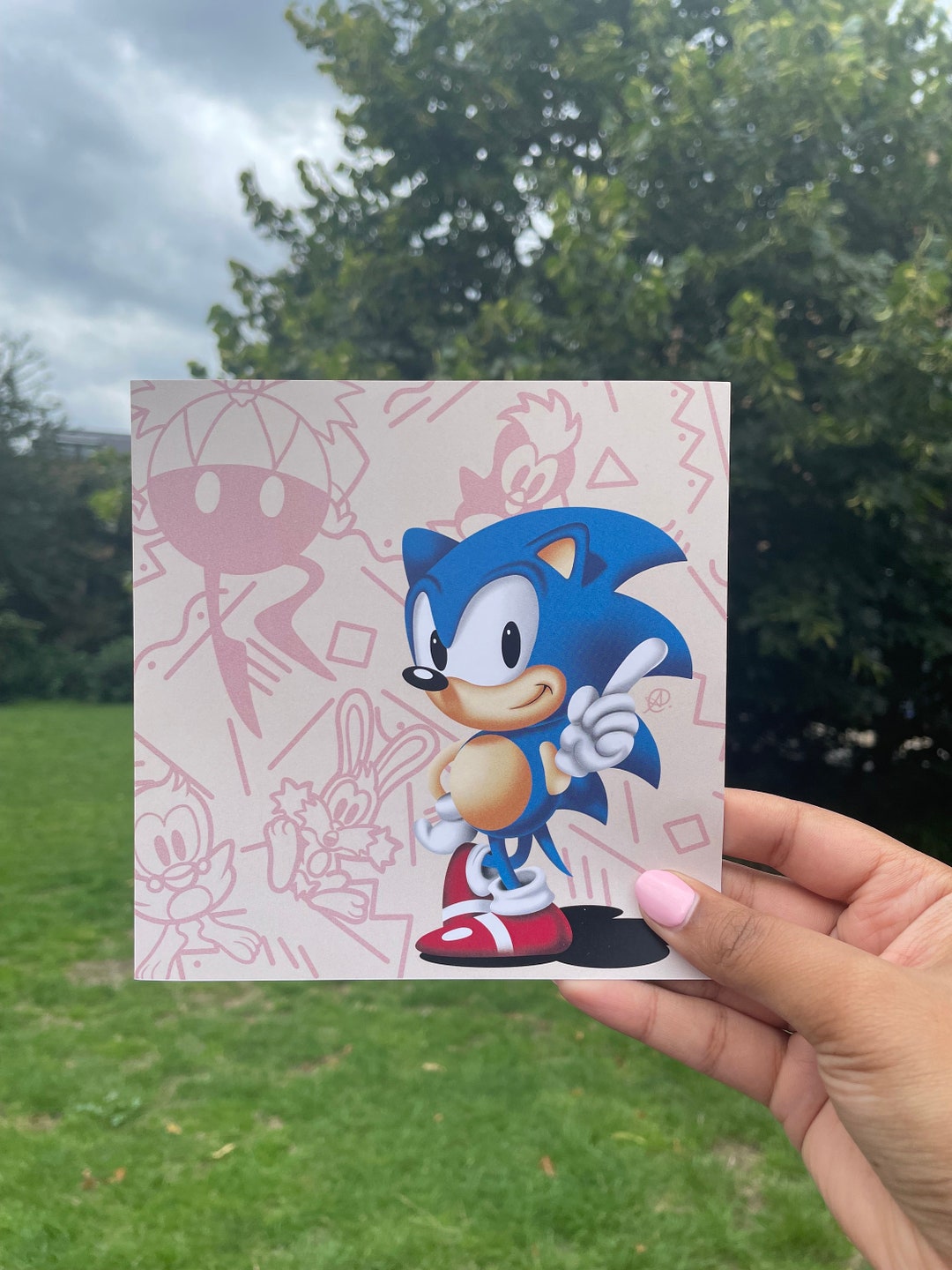 Sonic the Hedgehog Art Print Anime Fan Art Manga Animanga Weeb Home ...