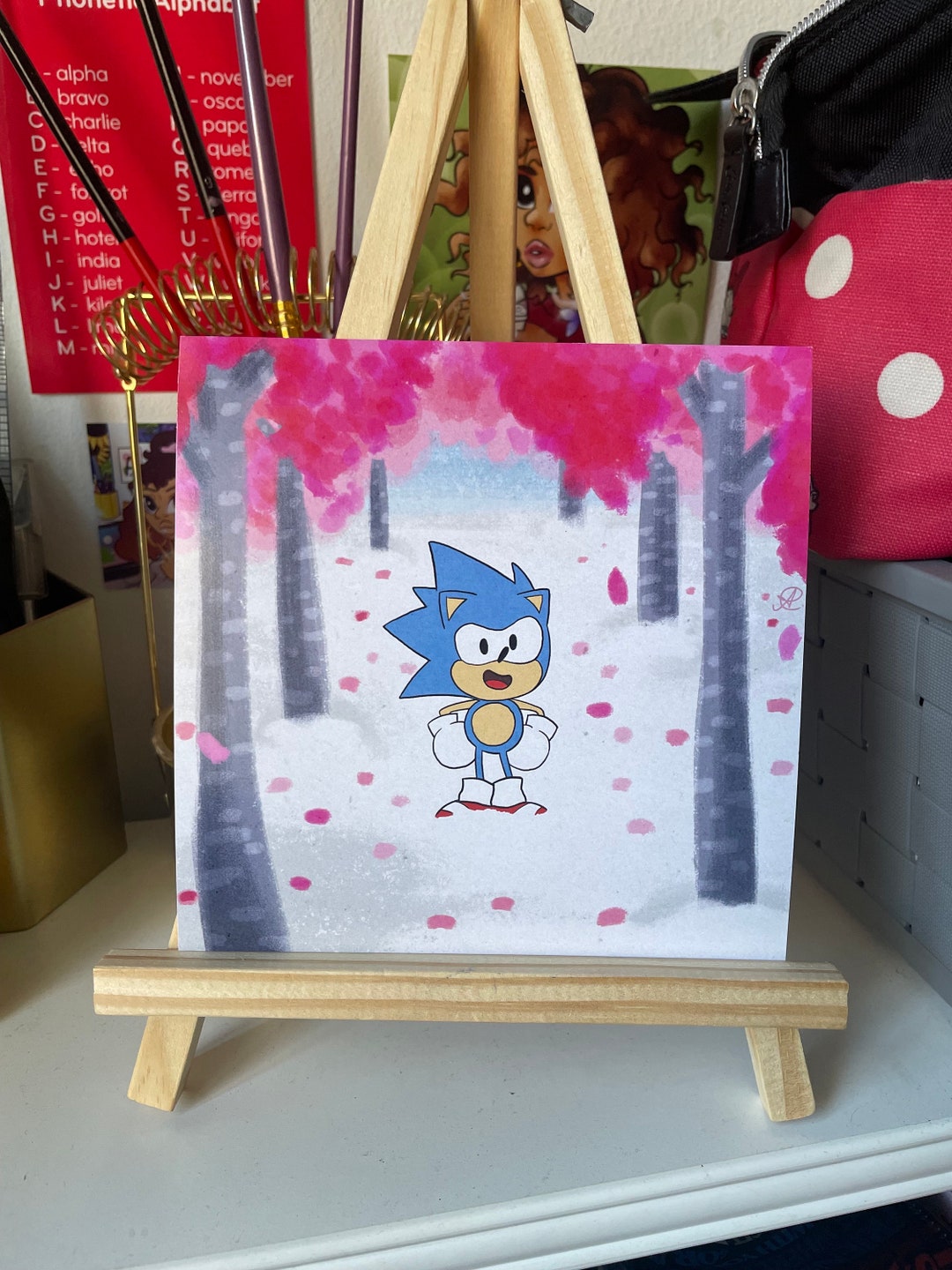 Sonic the Hedgehog Mania Art Print Anime Fan Art Manga Animanga Weeb ...