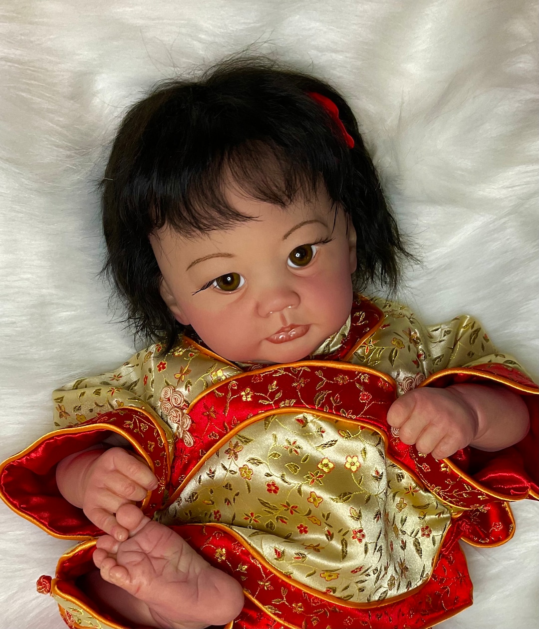 20 In. Lali Asian Baby Girl Reborn Doll Sculpted by Elisa Marx - Etsy