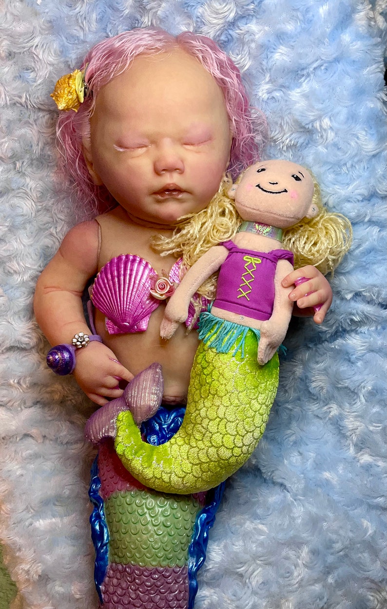 25 Inch Rhynn Toddler Size Not so Little Mermaid Baby - Etsy Australia
