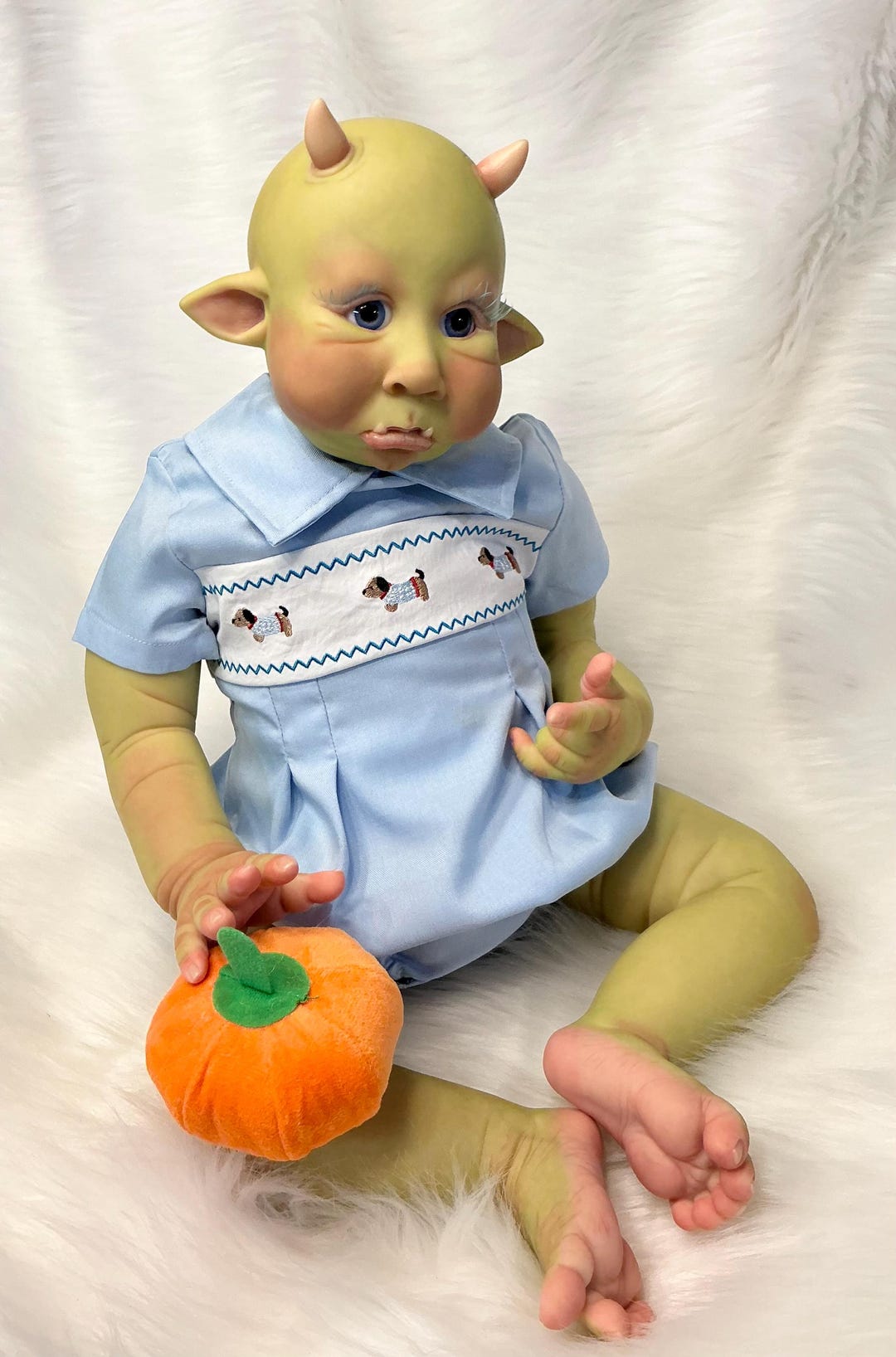 25 in 11.5 Lb SOLE Alternative Fantasy Toddler Reborn Ogre Doll Ollie ...