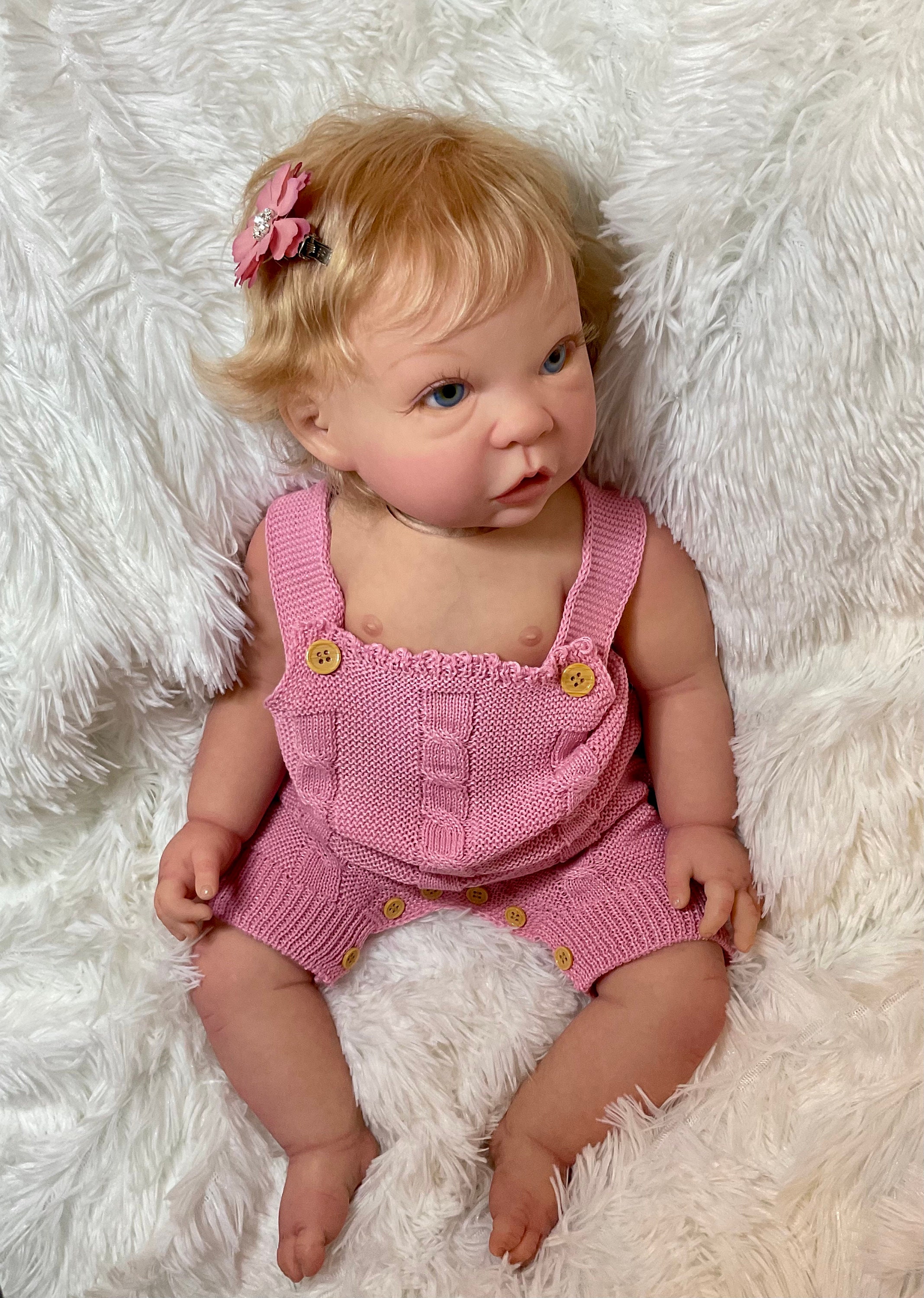 22 Reborn Doll Violet Full Vinyl Body With Pageant Dress. by - Etsy