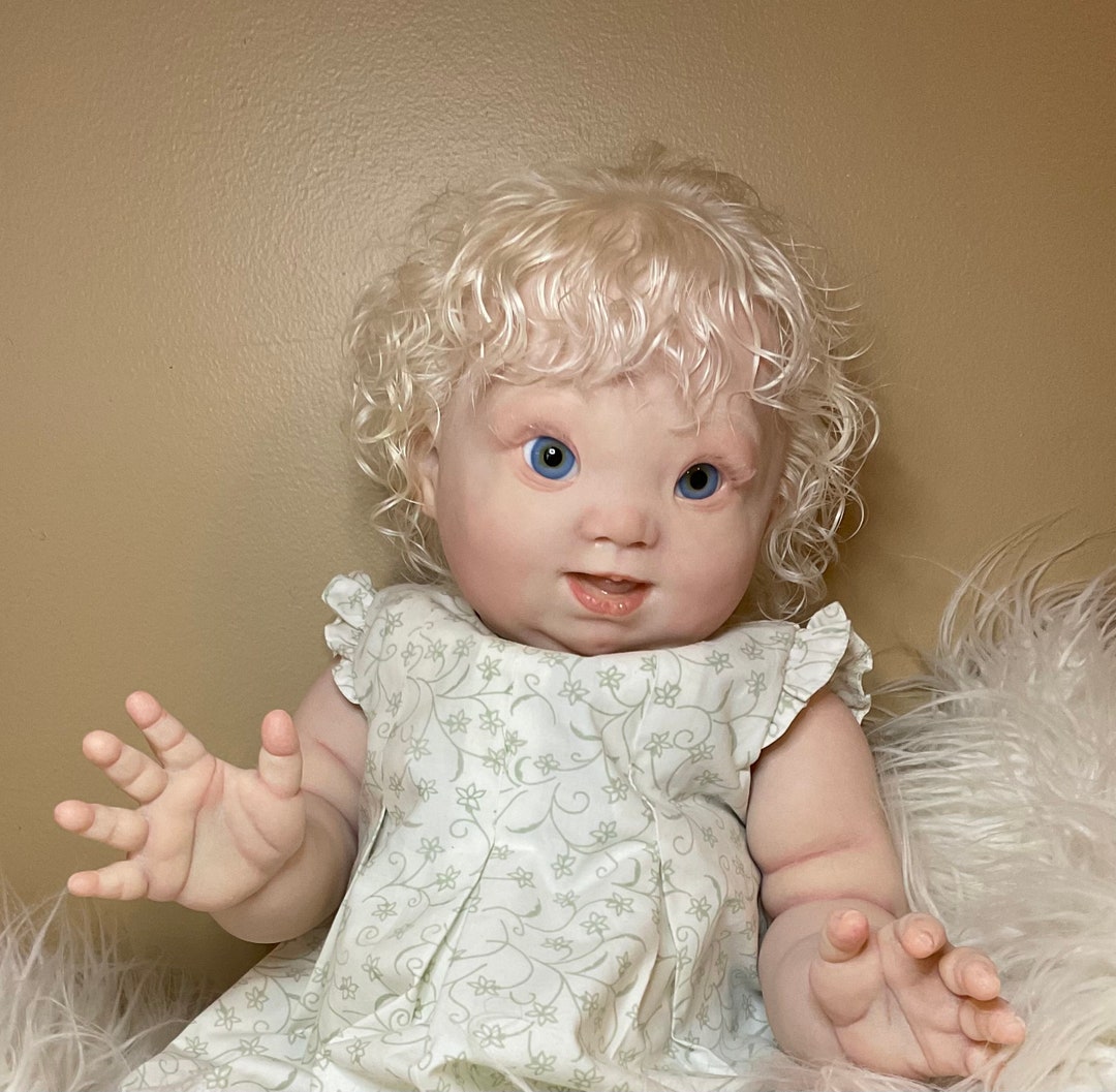 23 Inch 9 Lb Alternative Toddler Reborn Mary Jo With Downs Syndrome and ...
