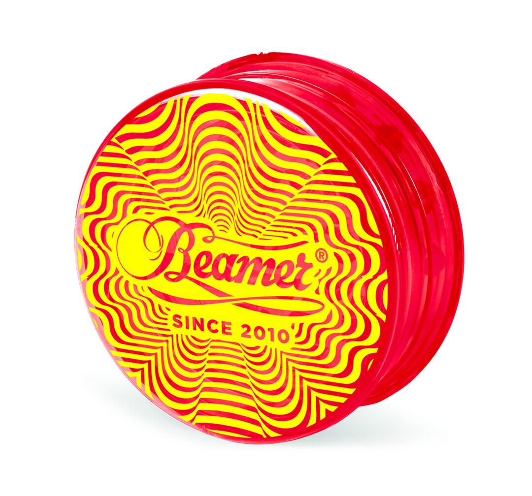 Beamer 3-piece 63mm Acrylic Grinder Psychedelic Red Color - Etsy