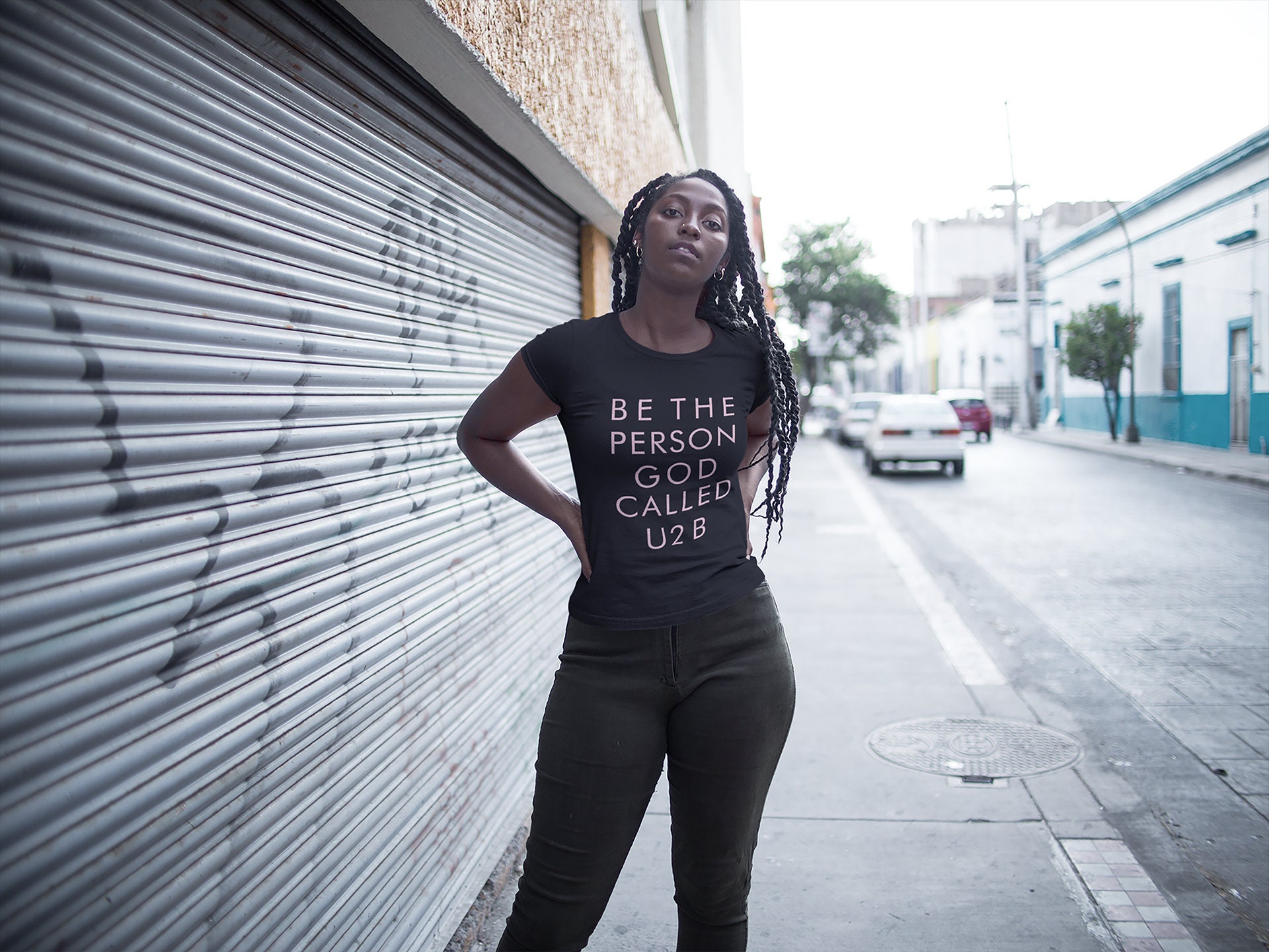 Urban Christian Tee Be the Person God Called U2B Christian - Etsy