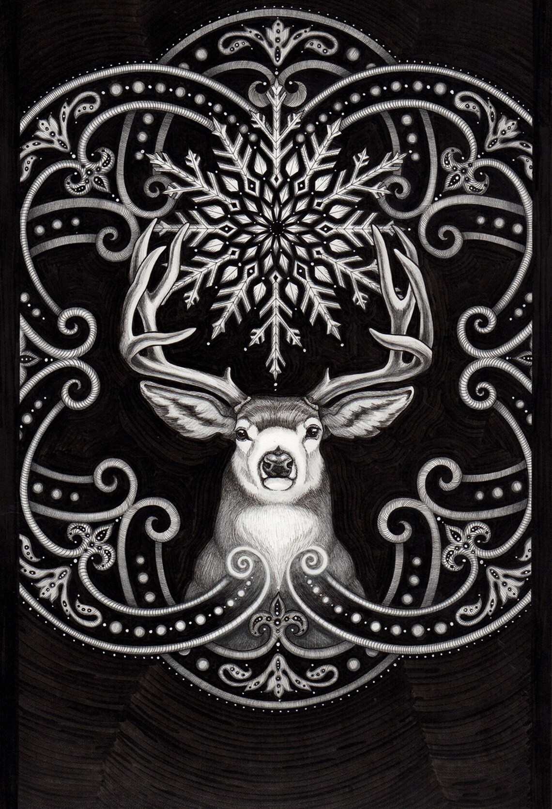 Solstice - Original Drawing - Etsy