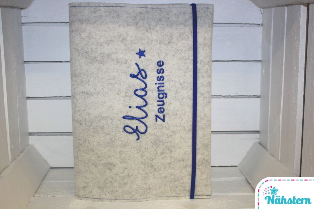 Zeugnismappe Mit Name Wollfilz - Etsy