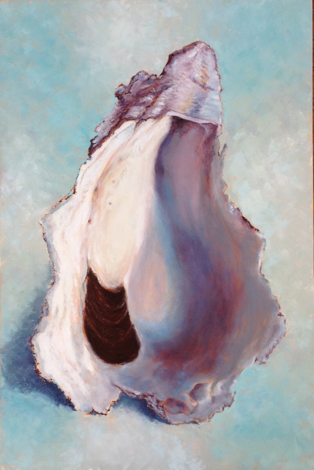 Oyster Shell Oil Painting Print - Etsy