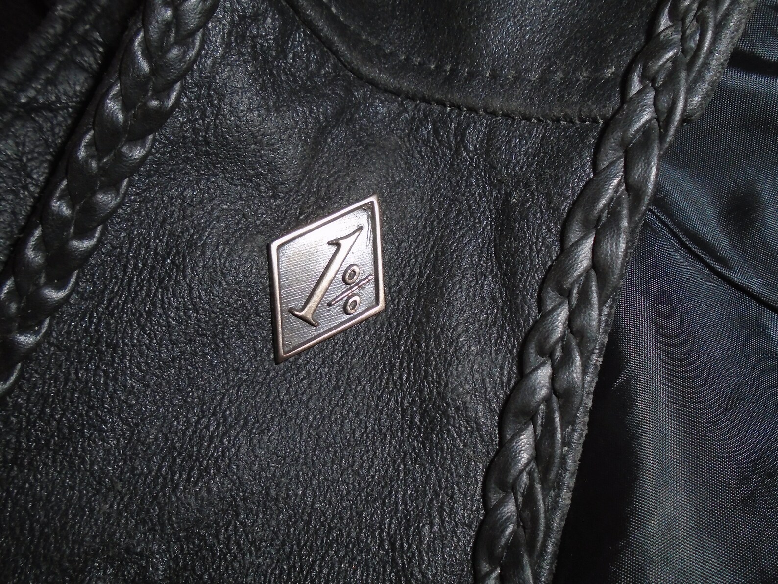 1% Badge/ Bronze Metal/ Diamond / One Percent Badge | Etsy