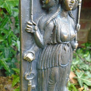 Hecate Statue/ Bronze Metal/ Hecates Wheel/ Strophalos/ Hekate | Etsy UK
