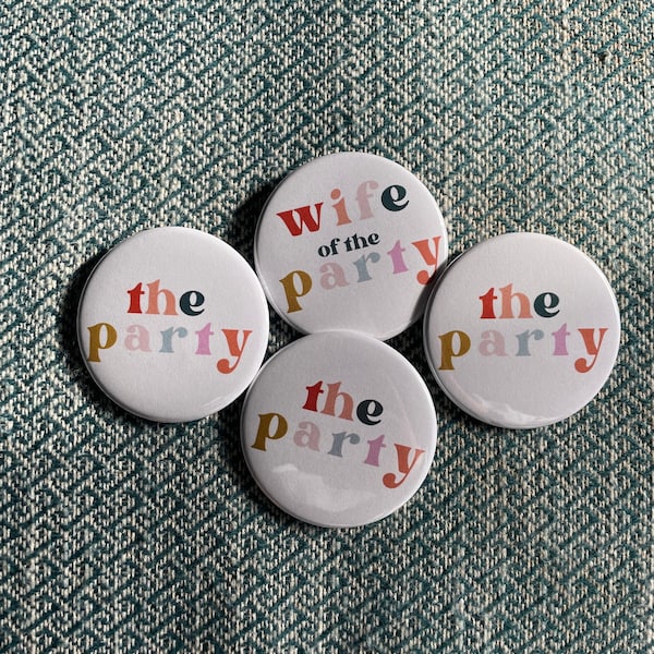 Bridal Party Buttons - Etsy
