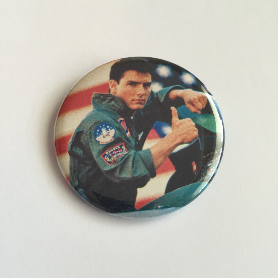 Top Gun Pinback Button - Etsy
