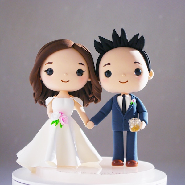Wedding Cake Topper Figurine - Etsy