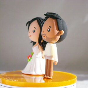 Traditional Wedding Cake Topper | Filipino Bride and Groom Cake Topper ...