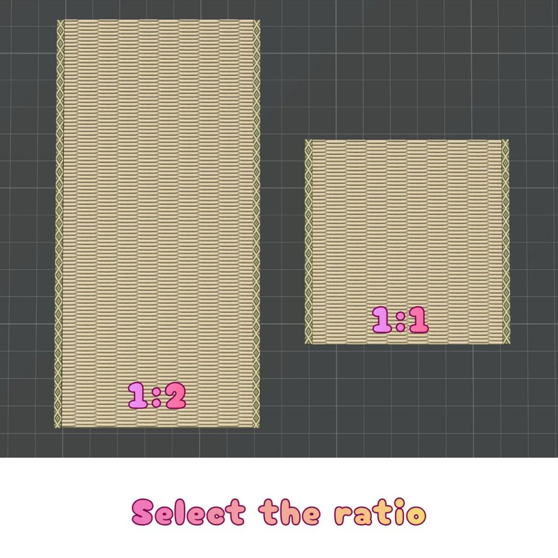 Japanese Tatami Mats for Dollhouse • Miniature Tatami Flooring • 1/12 ...
