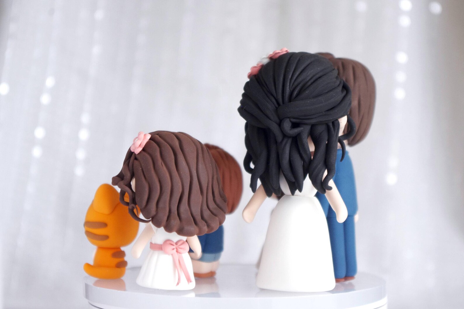 Funny Family Wedding Cake Topper: Parents, Kids & Pets - Etsy