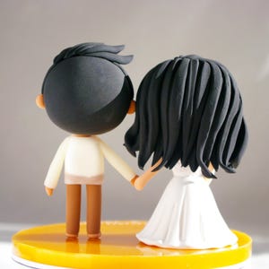 Traditional Wedding Cake Topper | Filipino Bride and Groom Cake Topper ...