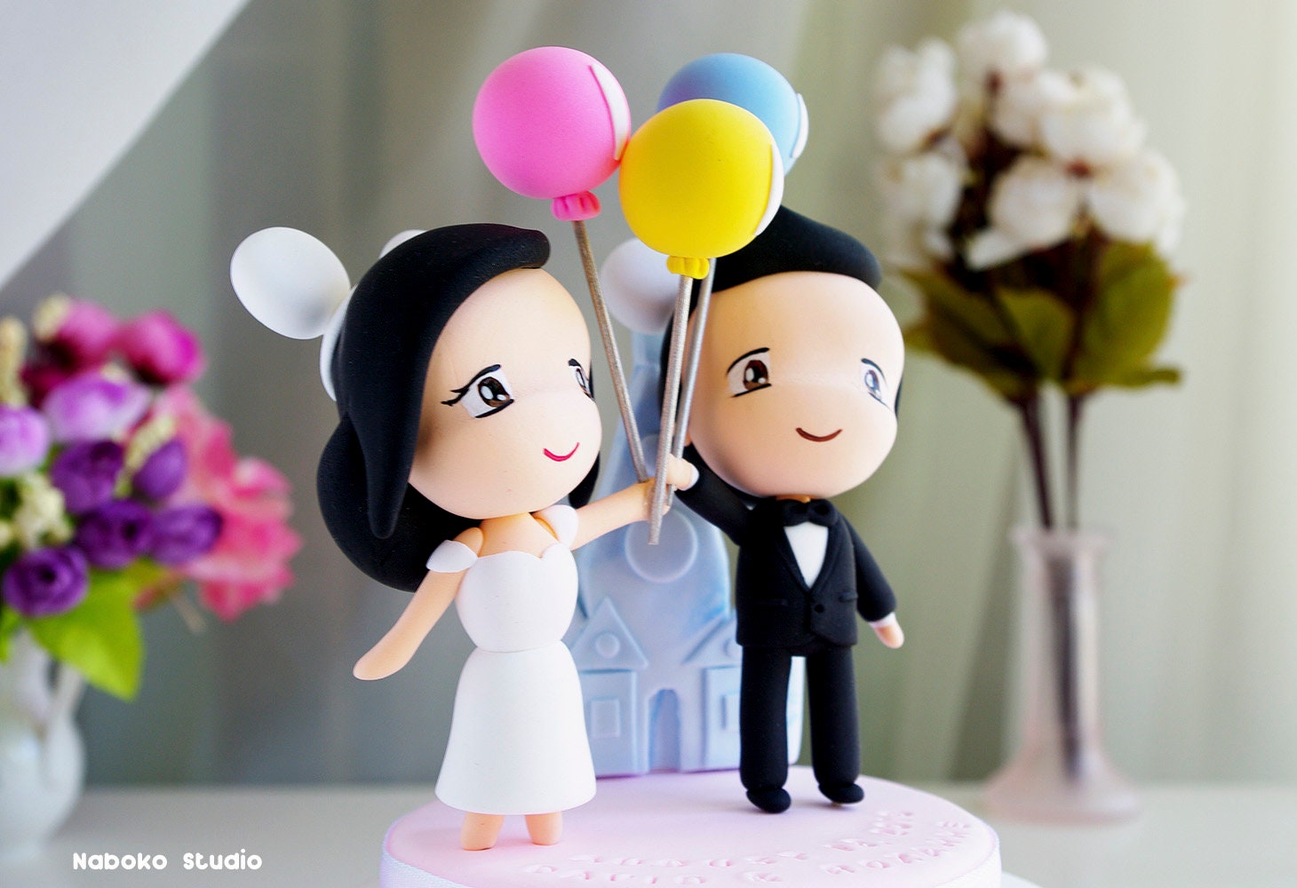 Paper & Party Supplies Chibi Wedding Cake Topper DISNEY Mickey Mouse ...