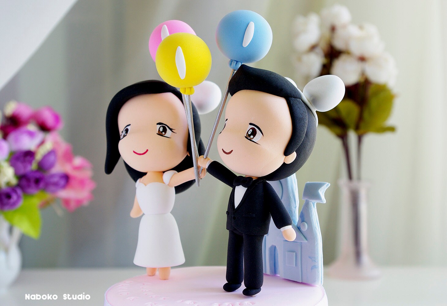 Paper & Party Supplies Chibi Wedding Cake Topper DISNEY Mickey Mouse ...