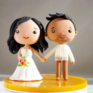 Traditional Wedding Cake Topper Filipino Bride and Groom Cake Topper ...