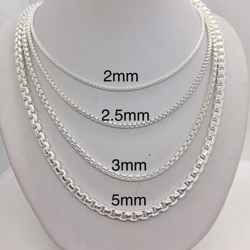 30 Inch Silver Chain Mens - Etsy