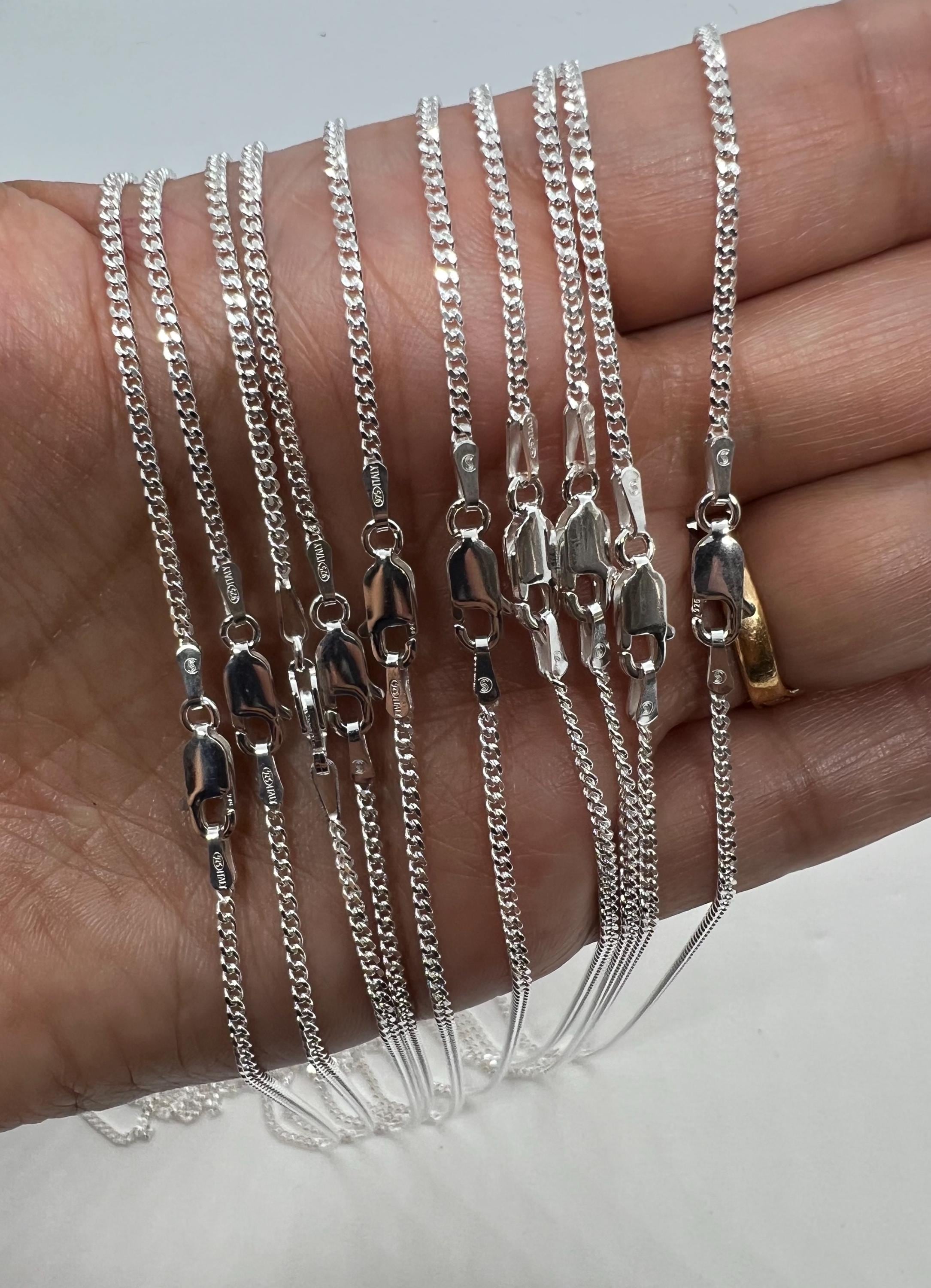 Vintage 925 Sterling Silver Italy Necklace - Etsy Vintage 925 Sterling Silver Italy Necklace - Etsy