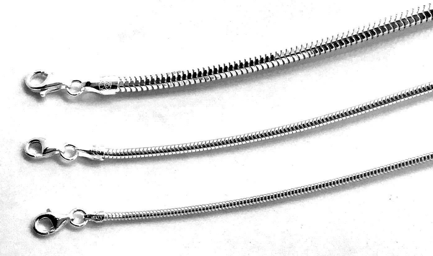 2mm-4mm 925 Sterling Silver Snake Chain Necklace Flexible - Etsy