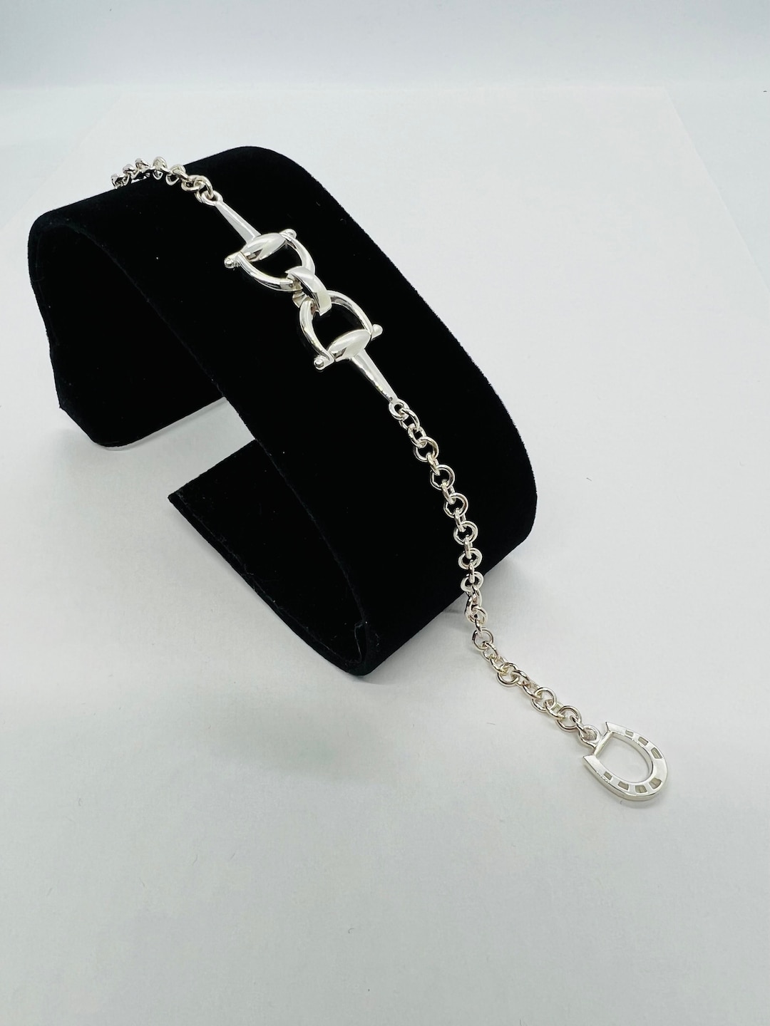 Horse Snaffle Bit Bracelet Stacking Bracelet Equestrian Bracelet Horse ...