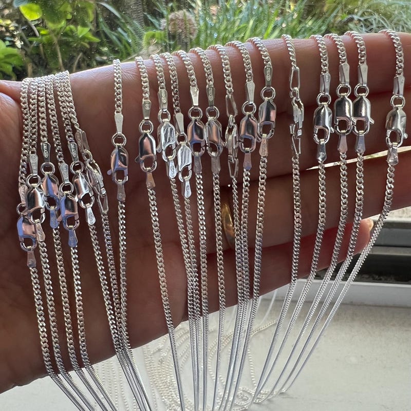 15mm Sterling Cuban - Etsy