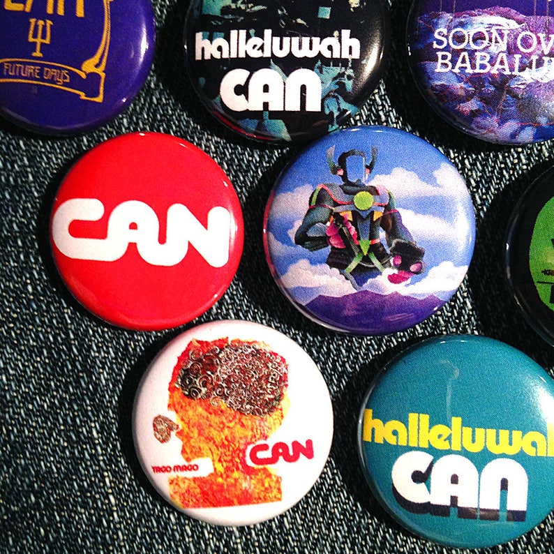 14 Can 1 Buttons or Magnets FREE SHIPPING Krautrock | Etsy