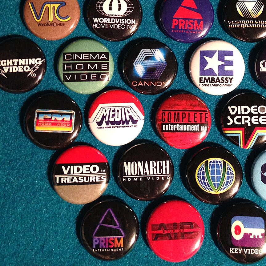 30 Cult VHS 1 Buttons or Magnets FREE SHIPPING Vcr | Etsy