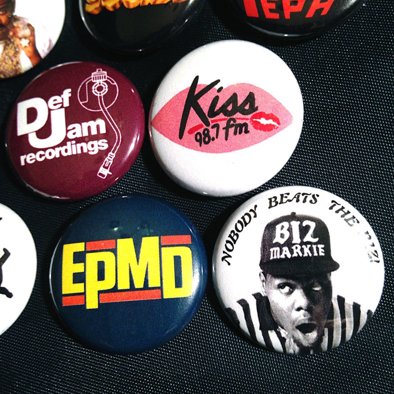 16 Old School Hip Hop 1" Buttons or Magnets - FREE Shipping! - Run-dmc ...