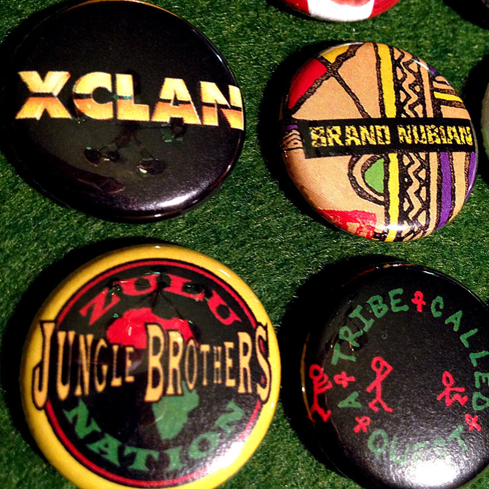 12 Golden Era Hip Hop 1" Buttons or Magnets - FREE Shipping! - De La ...