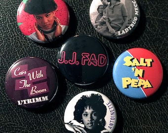 12 Golden Era Hip Hop 1 Buttons or Magnets FREE | Etsy